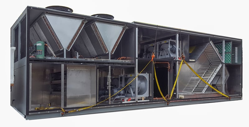 Custom Natatorium Dehumidification ERU for Healthcare